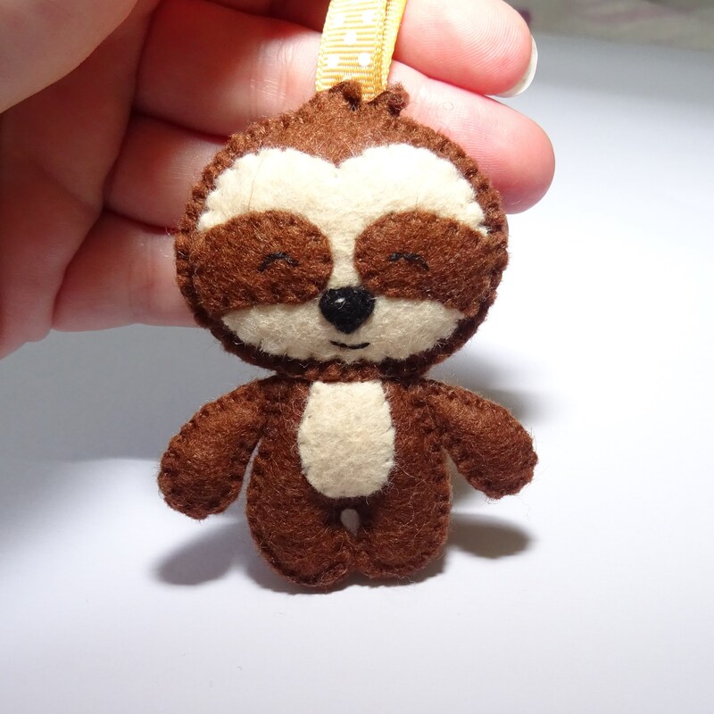Felt Sloth - Etsy