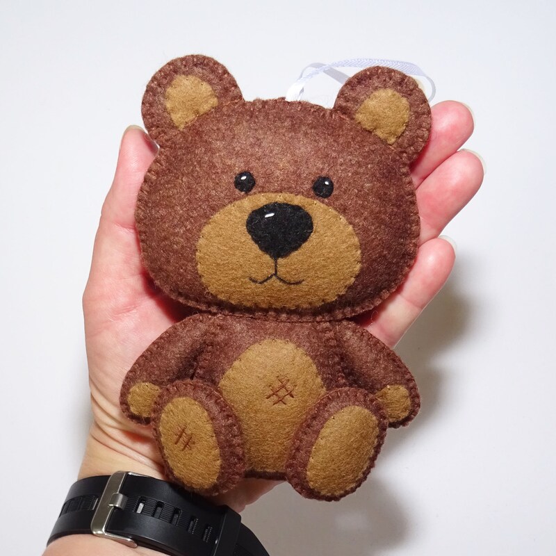 Felt Bear Ornament - Etsy