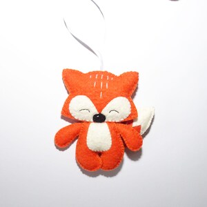 Hand Sewn Wool Felt Fox Ornament: Woodland Decor - Etsy