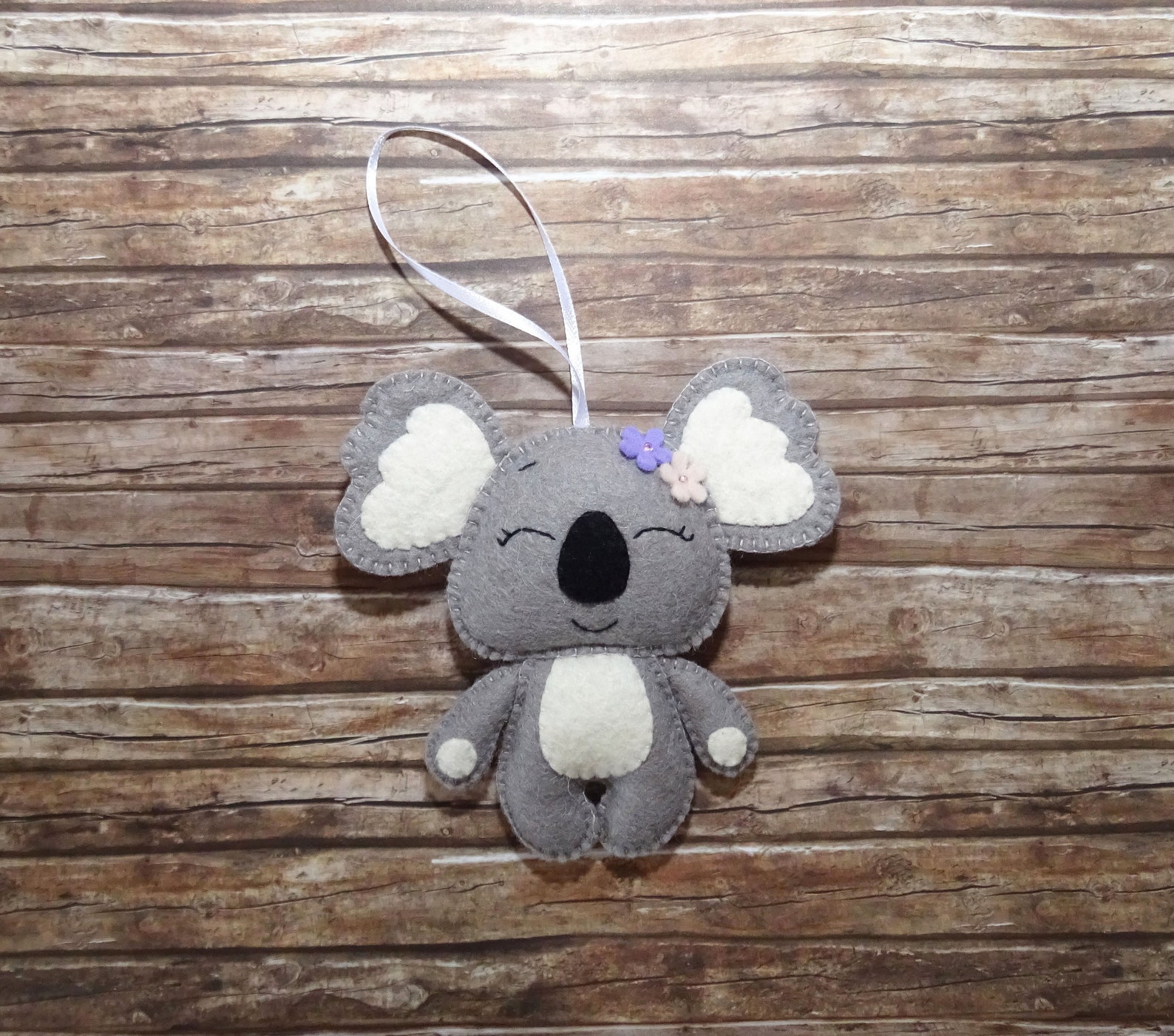 Koala Ornament Wool Felt Koala Nursery Decor Baby Mobile - Etsy