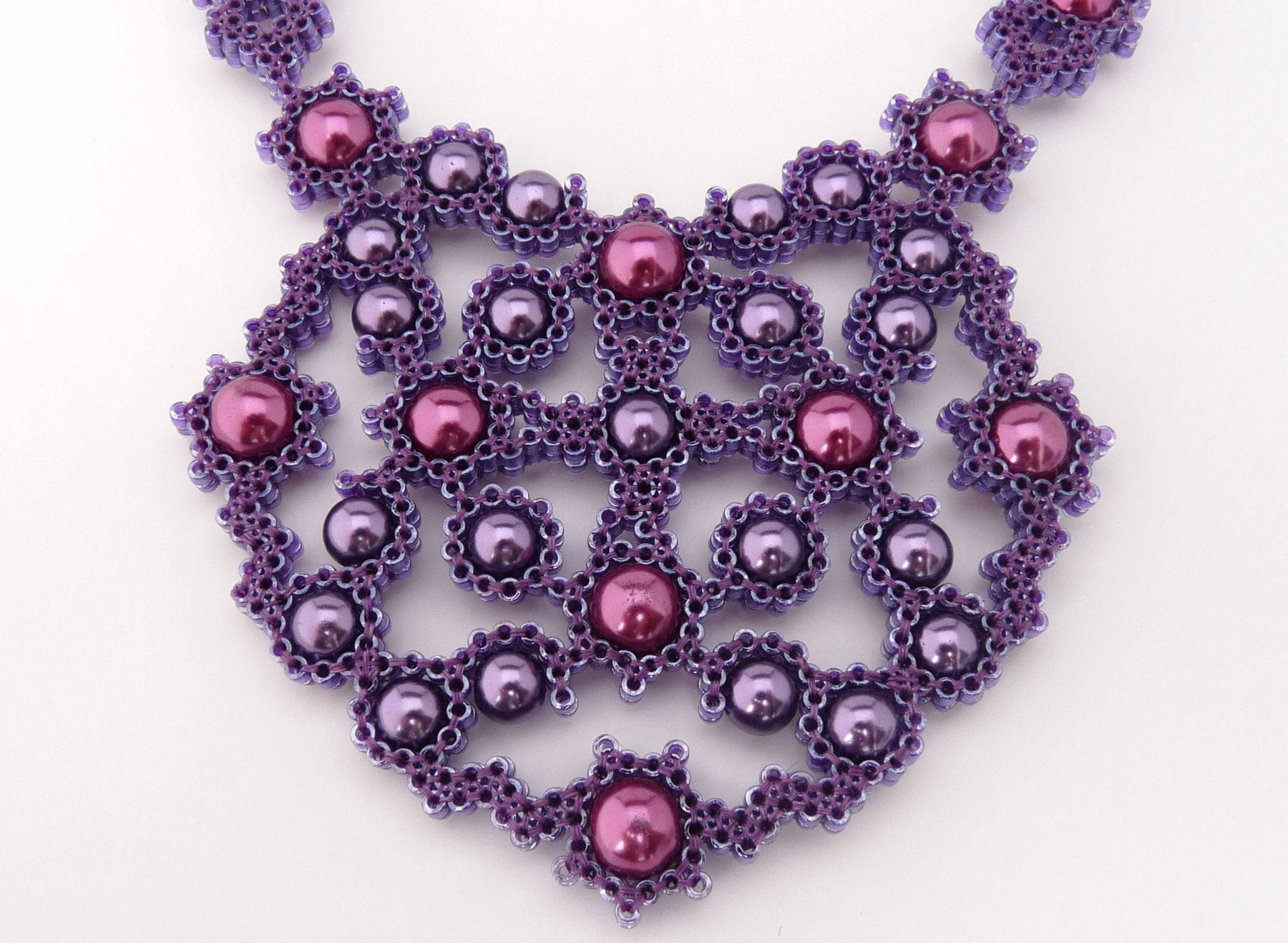 TUTORIAL - Bead Quilled Lace Necklace - Etsy