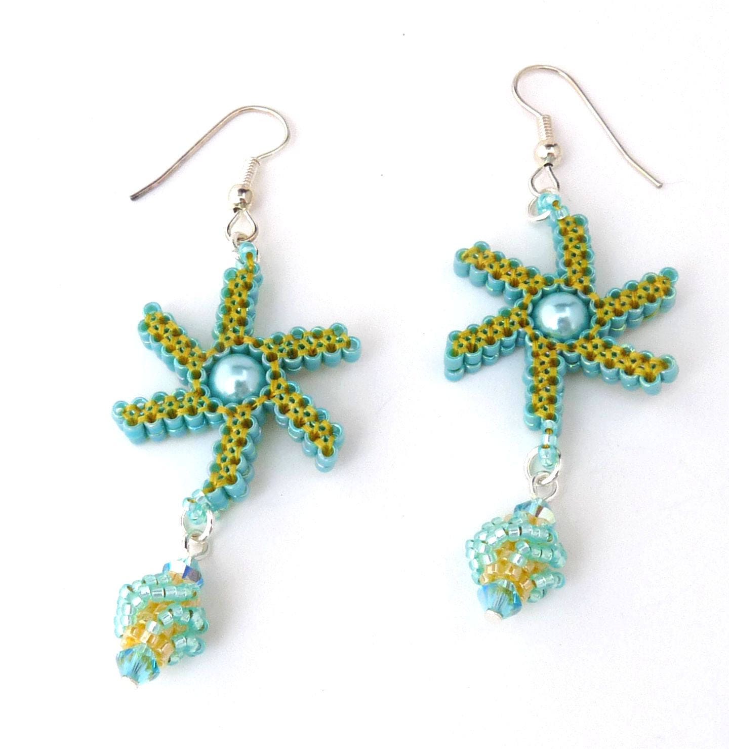 TUTORIAL - Starburst Earrings - Etsy