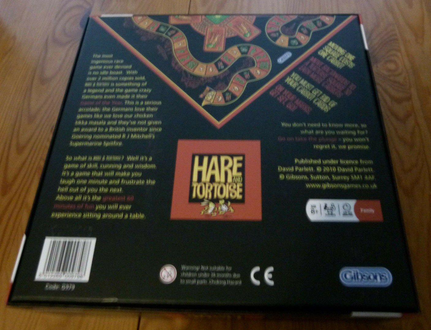 Hare and Tortoise Board Game 100% Complete VGC Strategic Race Game ...