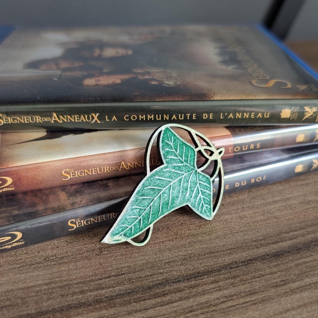 Lord of the Rings Lórien Brooch - Engraved Wooden Elven Leaf - Cosplay ...