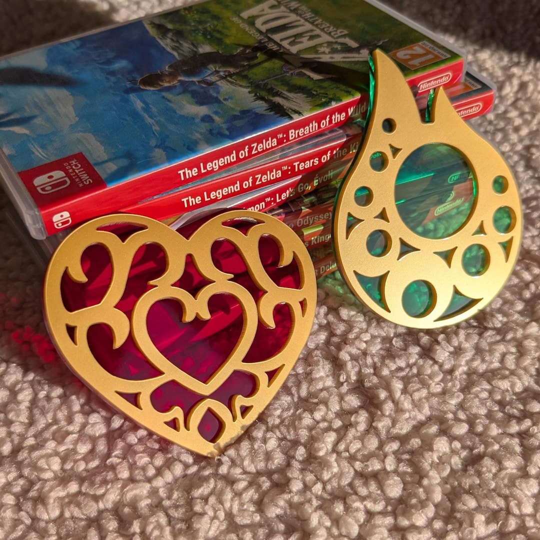 Heart and Stamina Breath of the Wild. Ideal Gamer Gift for Zelda BOTW ...