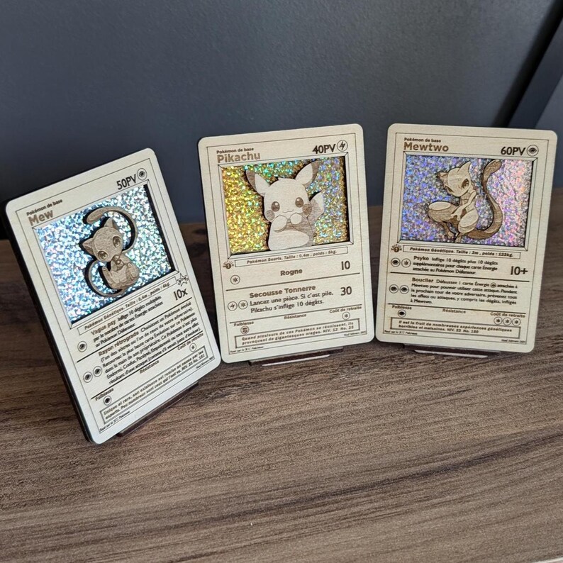 Engraved Charizard Card With Premium Finish. Multi-layer Laser ...