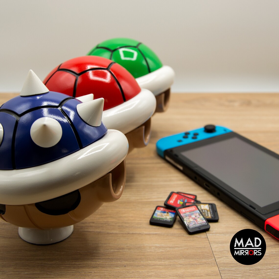 SET of 3 massive Mario Kart Shells to upgrade your TV cabinet | Etsy
