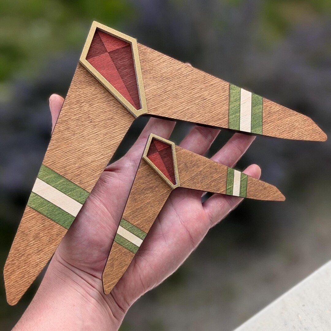 Wooden Boomerang Inspired by Zelda Ocarina of Time - 1:1 Scale ...