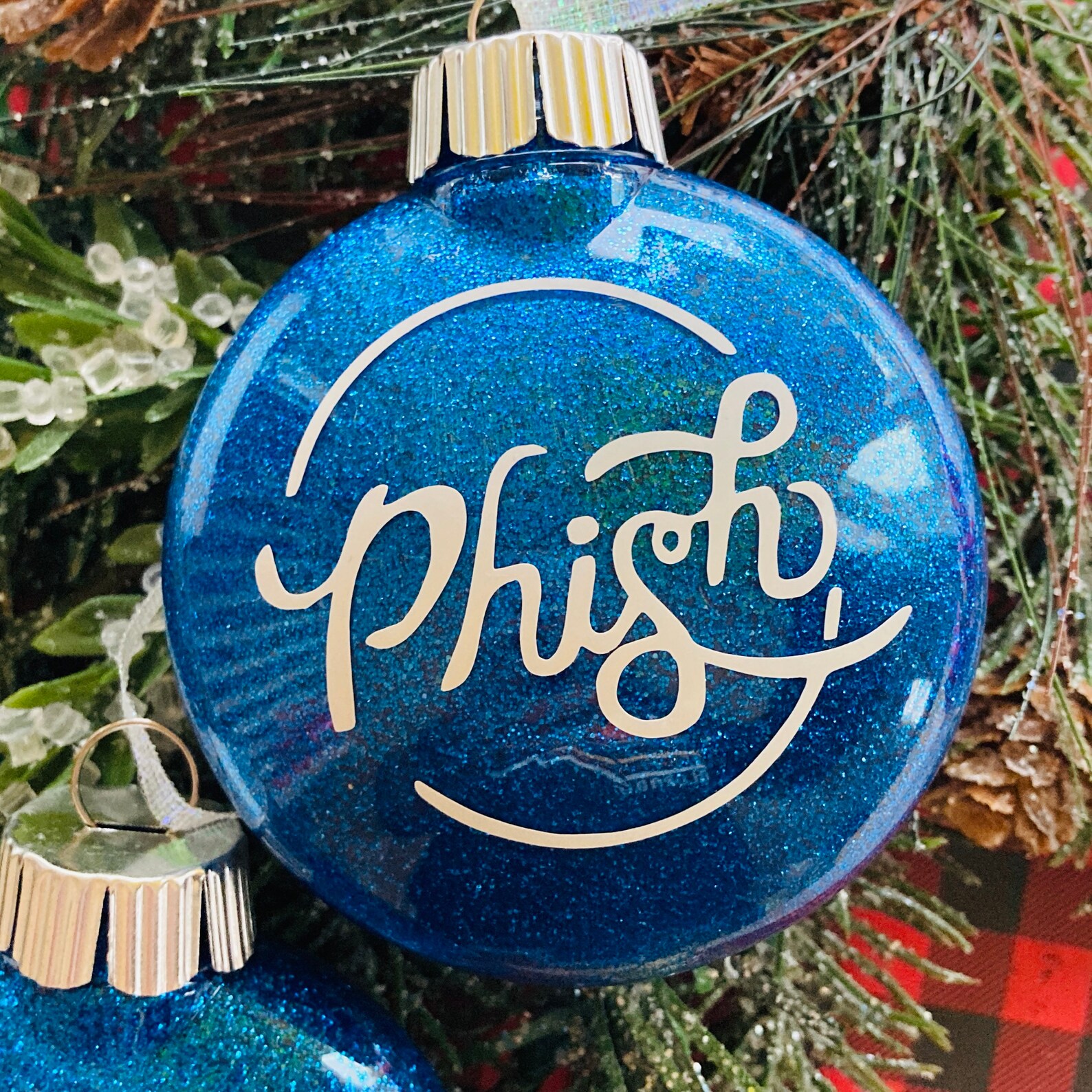 Phish Themed Christmas Ornament Plastic Glitter Round Disk - Etsy