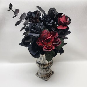 Large Funeral Floral Arrangement & Coffin Skeleton Halloween Décor ...