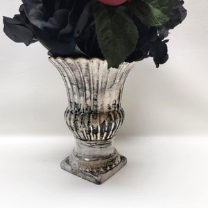 Large Funeral Floral Arrangement & Coffin Skeleton Halloween Décor ...