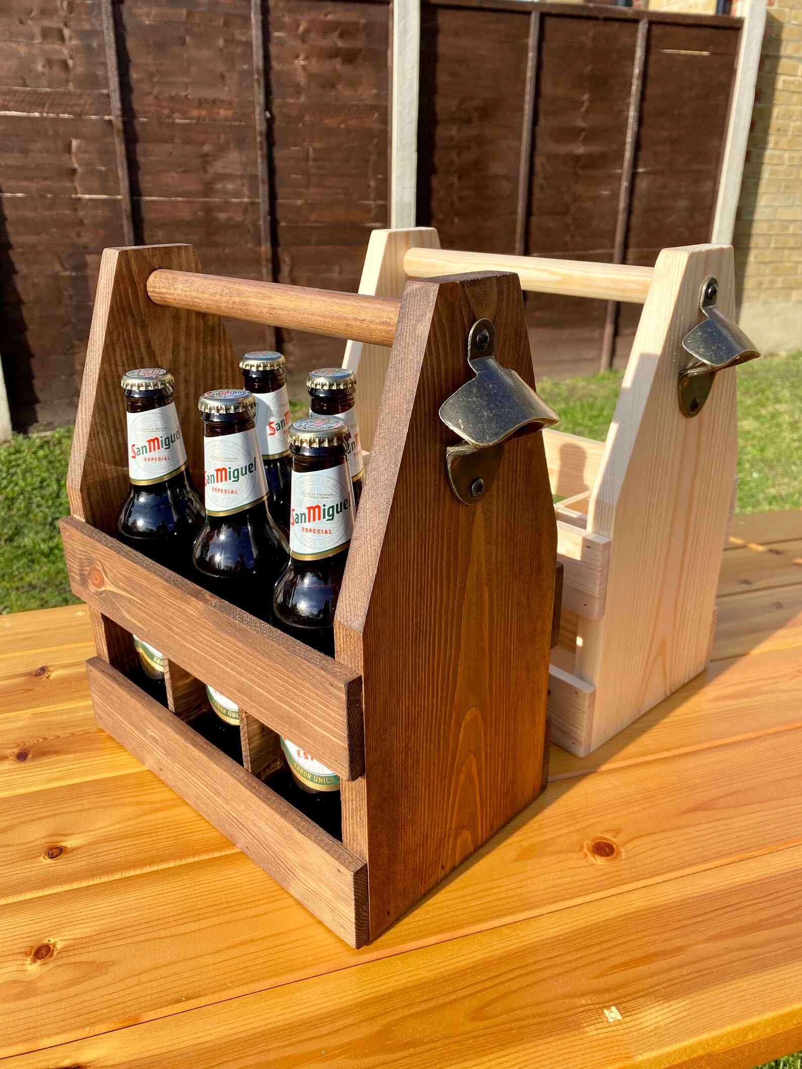 Beer Caddy Beer Tote Beer Crate Beer Box Groomsmen Gift - Etsy