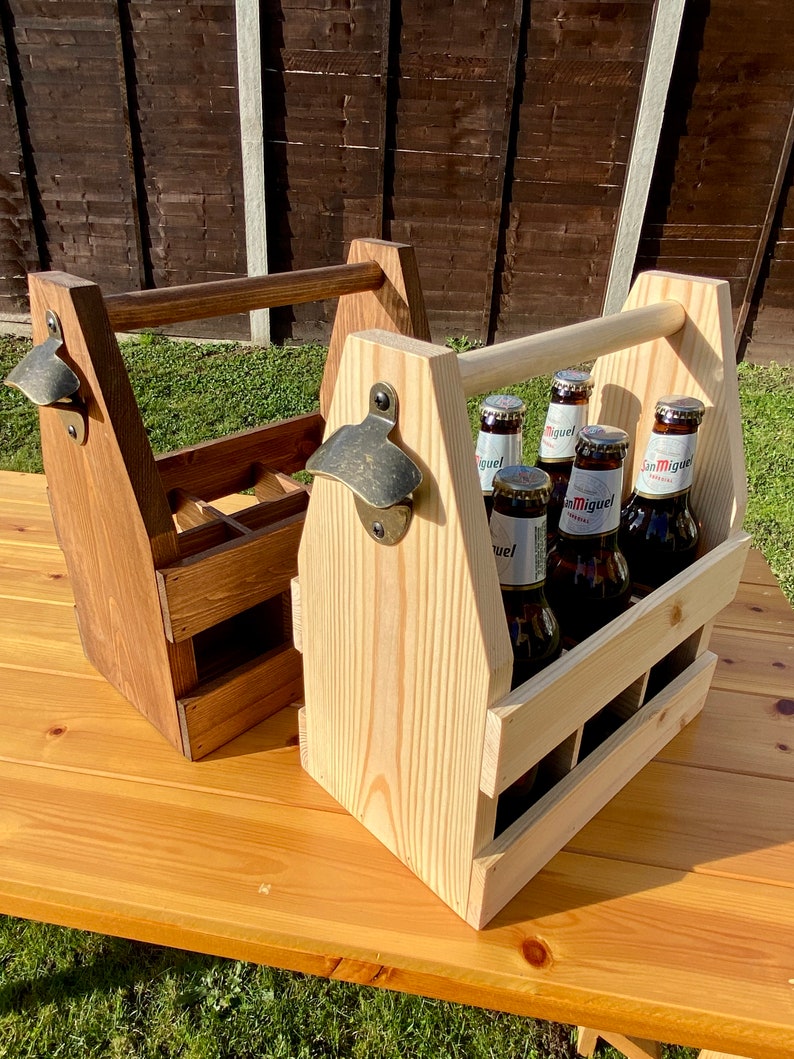 Beer Caddy Beer Tote Beer Crate Beer Box Groomsmen Gift - Etsy