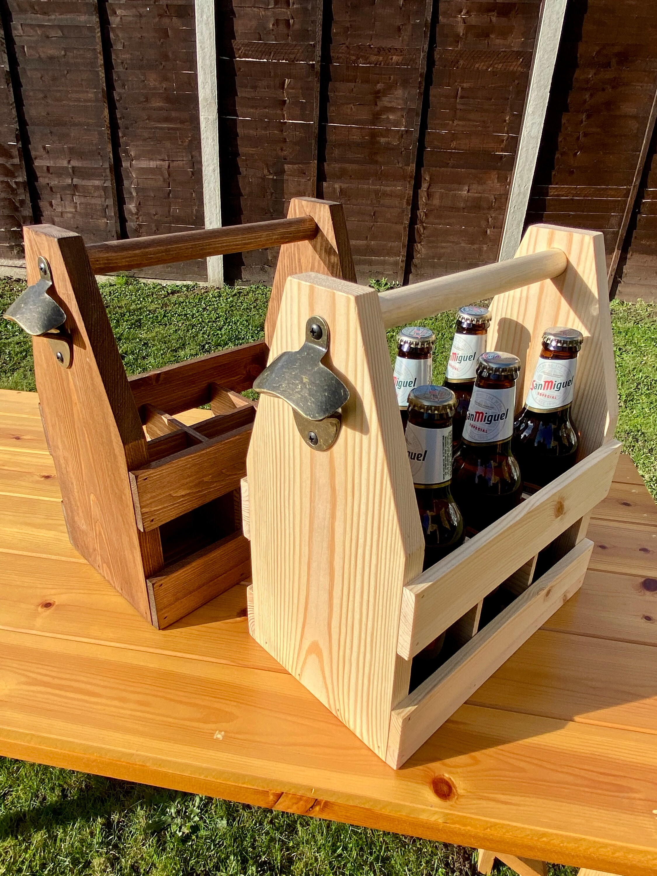 Beer Caddy Beer Tote Beer Crate Beer Box Groomsmen Gift - Etsy UK