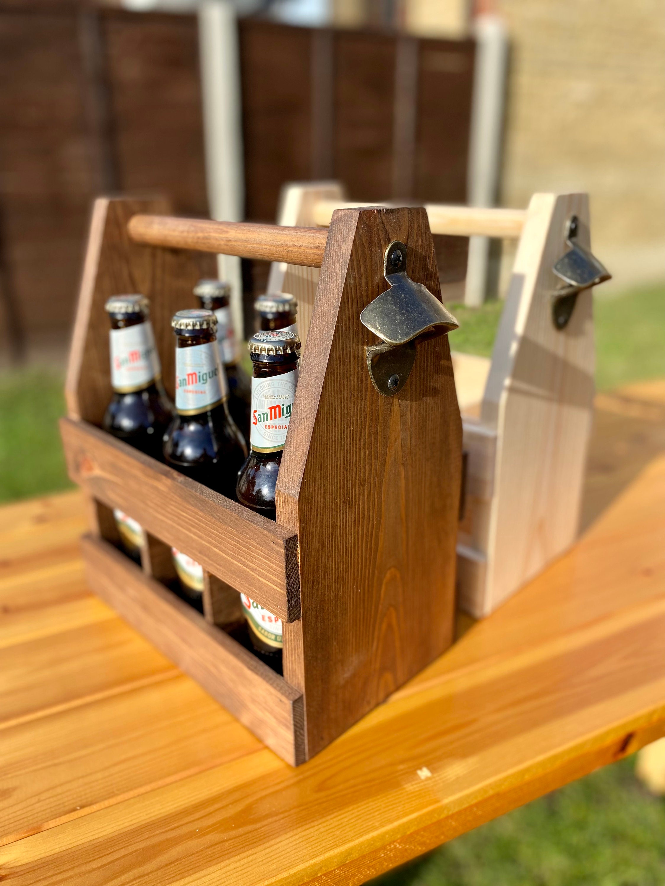 Beer Caddy Beer Tote Beer Crate Beer Box Groomsmen Gift - Etsy UK