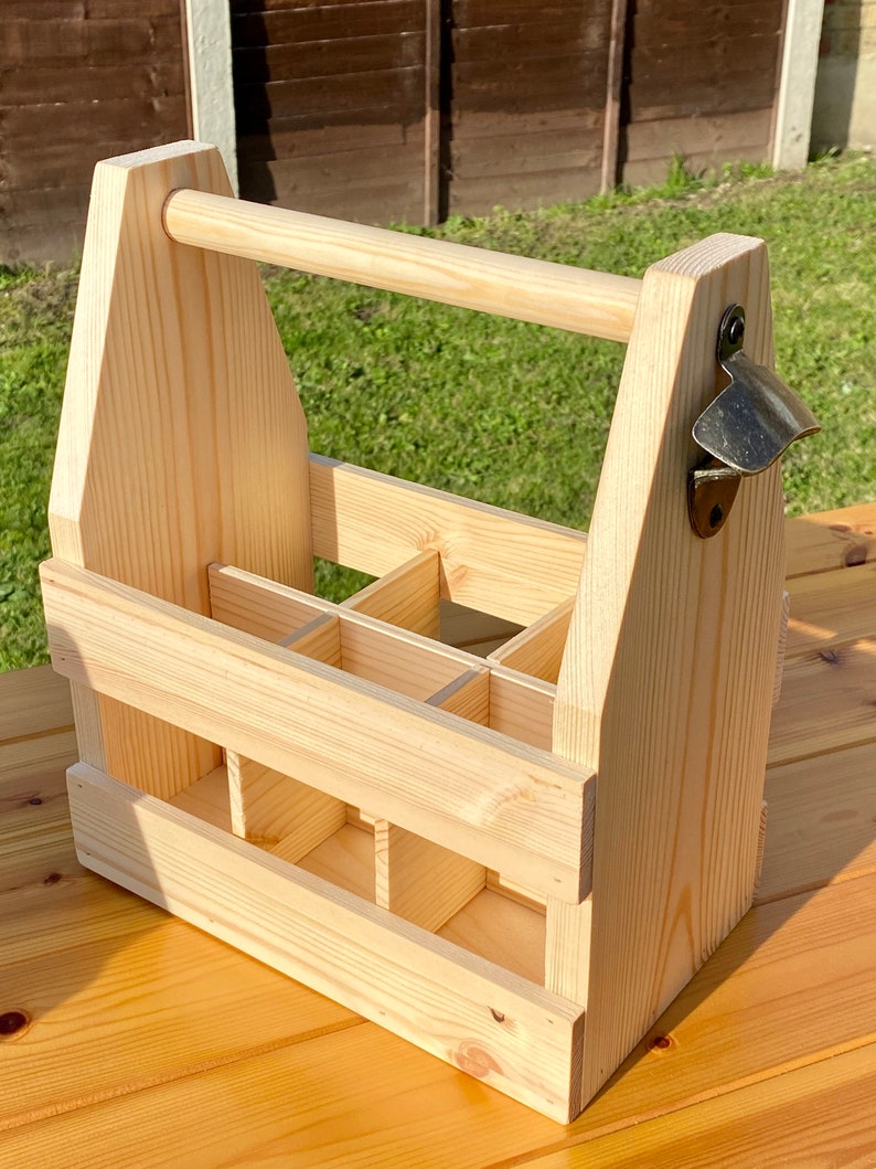 Beer Caddy Beer Tote Beer Crate Beer Box Groomsmen Gift - Etsy