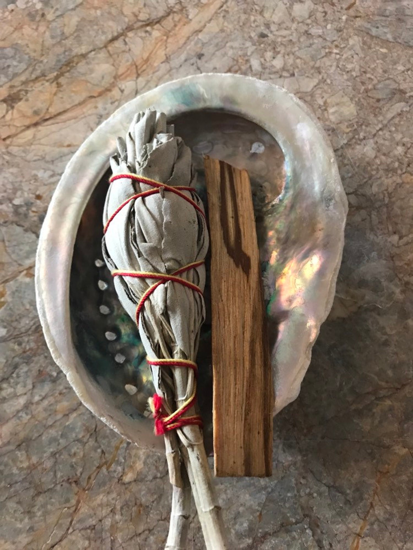 Sage Smudge Kit Large Abalone Shell Sage Smudge Stick Small - Etsy
