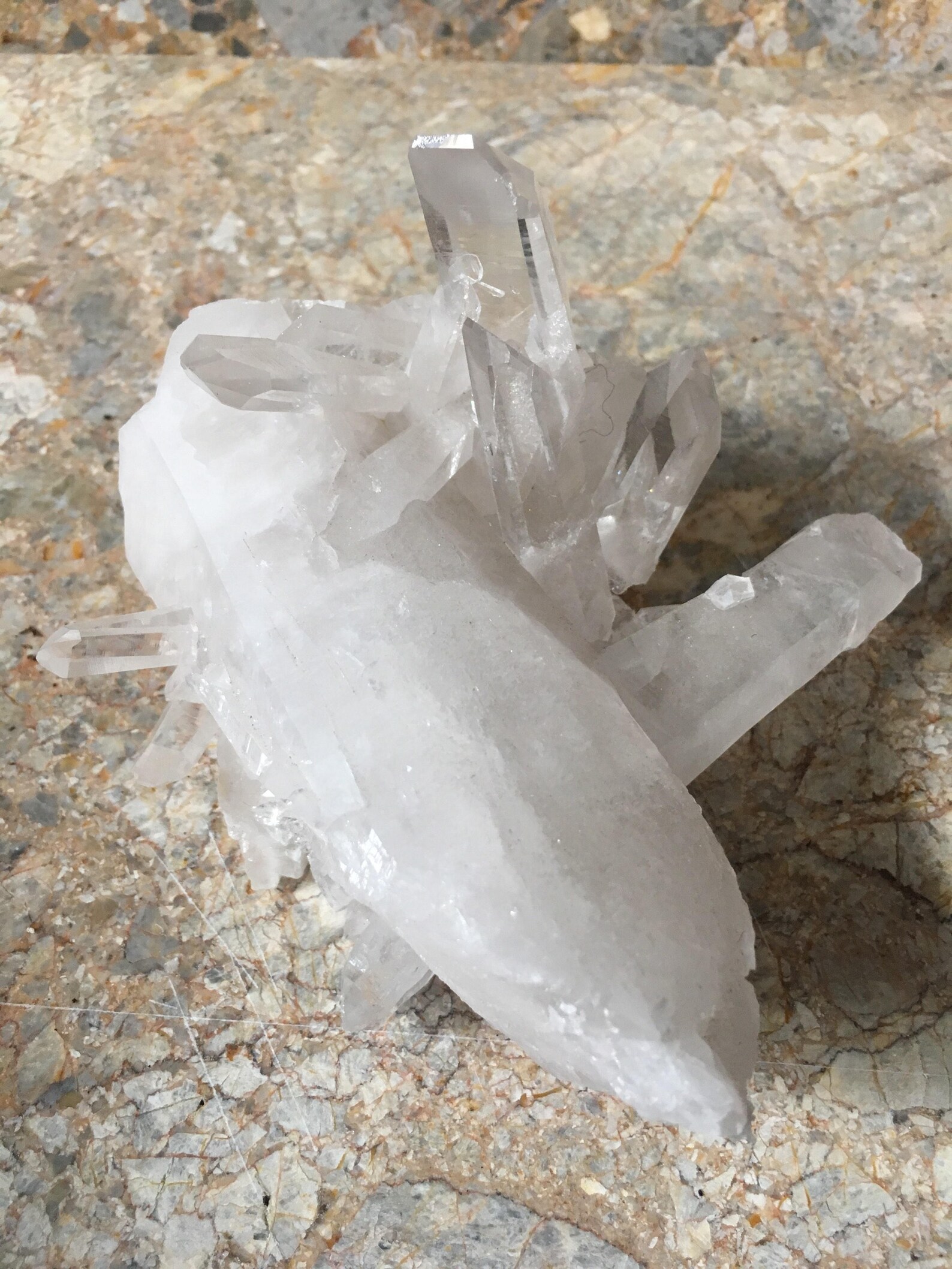 Natural Rock Quartz Crystal Point Cluster Master Healer | Etsy