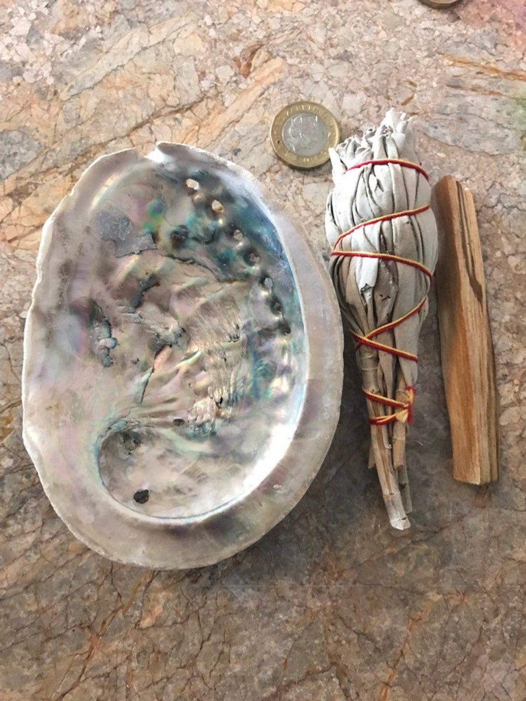 Sage Smudge Kit Large Abalone Shell Sage Smudge Stick Small - Etsy