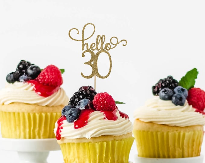 Talk 30 to Me Cake Topper 30th Birthday Cake Topper Dirty 30 - Etsy