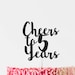 Cheers to 5 Years Cake Topper, 5 Years Loved, 5 Years Blessed, 5th ...
