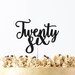 Twenty Six Cake Topper, 26 Cake Topper, Happy 26th Birthday, 26 Party ...