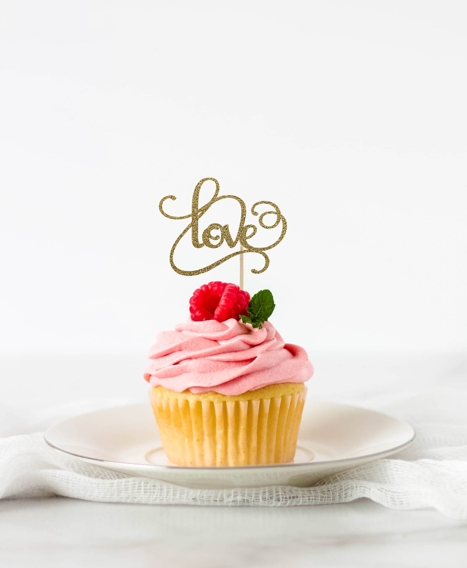 Love Cupcake Topper, Wedding Cupcake Topper, Engagement Cupcake Topper ...