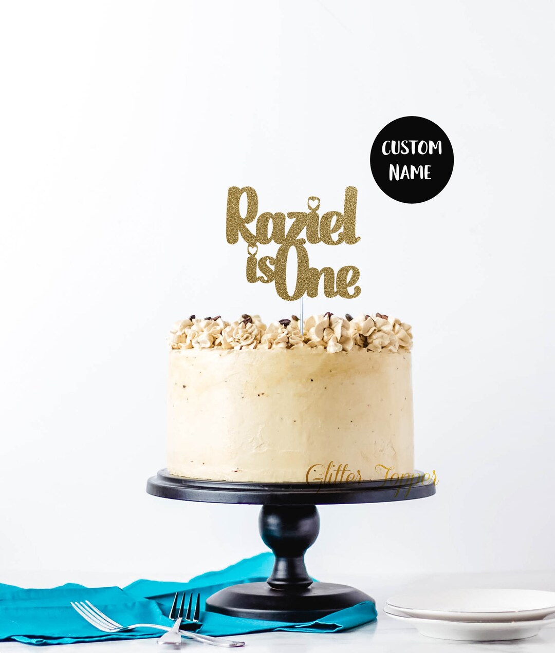 ANY NUMBER! Happy Birthday Cake Topper, Personalized Cake Topper, Cake ...