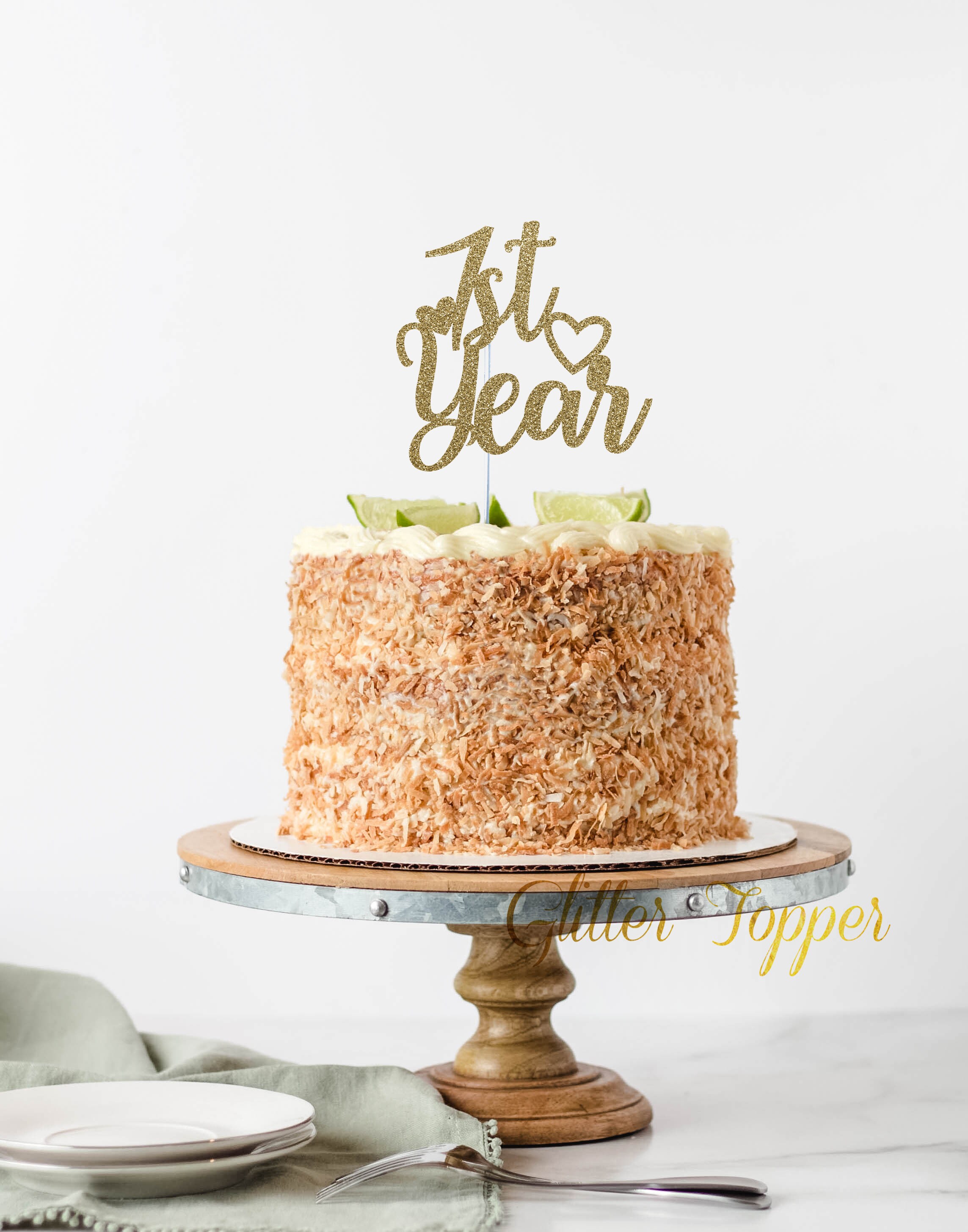 Elegant 1st Wedding Anniversary Cakes