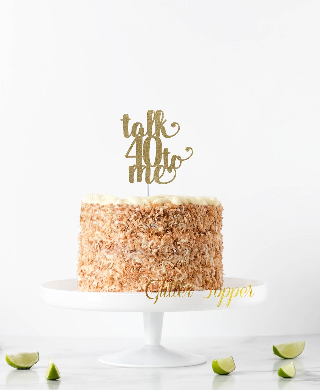 40 Years Blessed & Loved, 40th Birthday, 40th Birthday, 40 Cake Topper ...