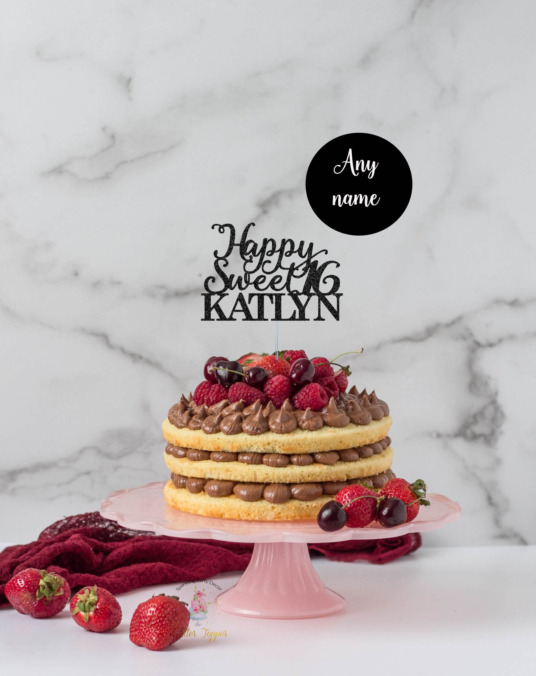 Sixteen Cake Topper 16 Birthday Decorations 16th Birthday - Etsy