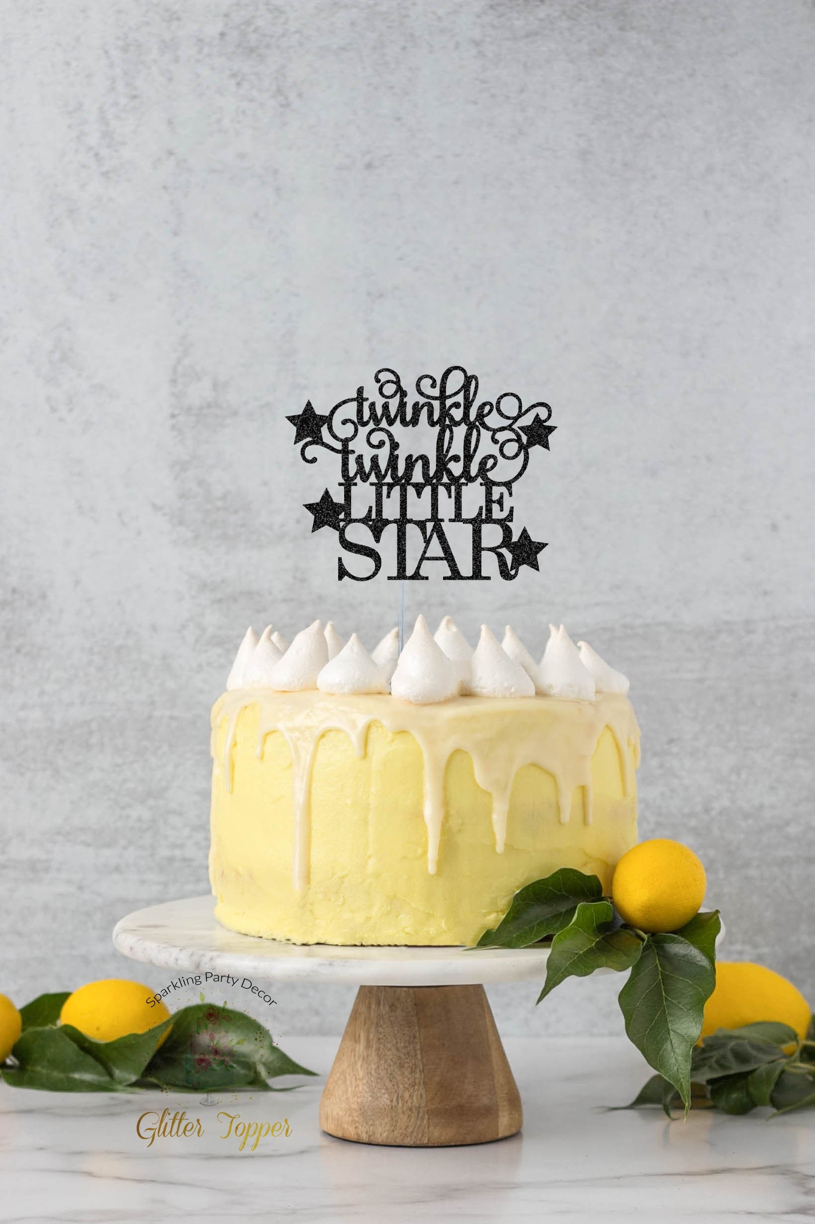 Twinkle Twinkle Little Star Cake Topper, Baby Shower Cake Topper ...