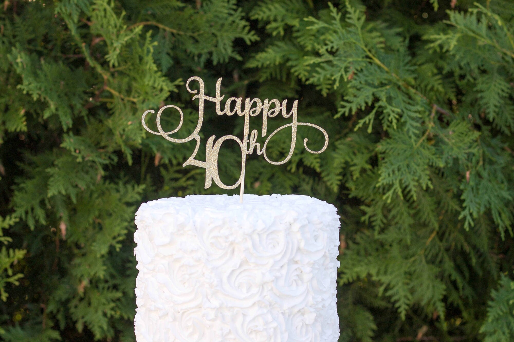 40th birthday cake topper dirty forty cake topper 40th | Etsy