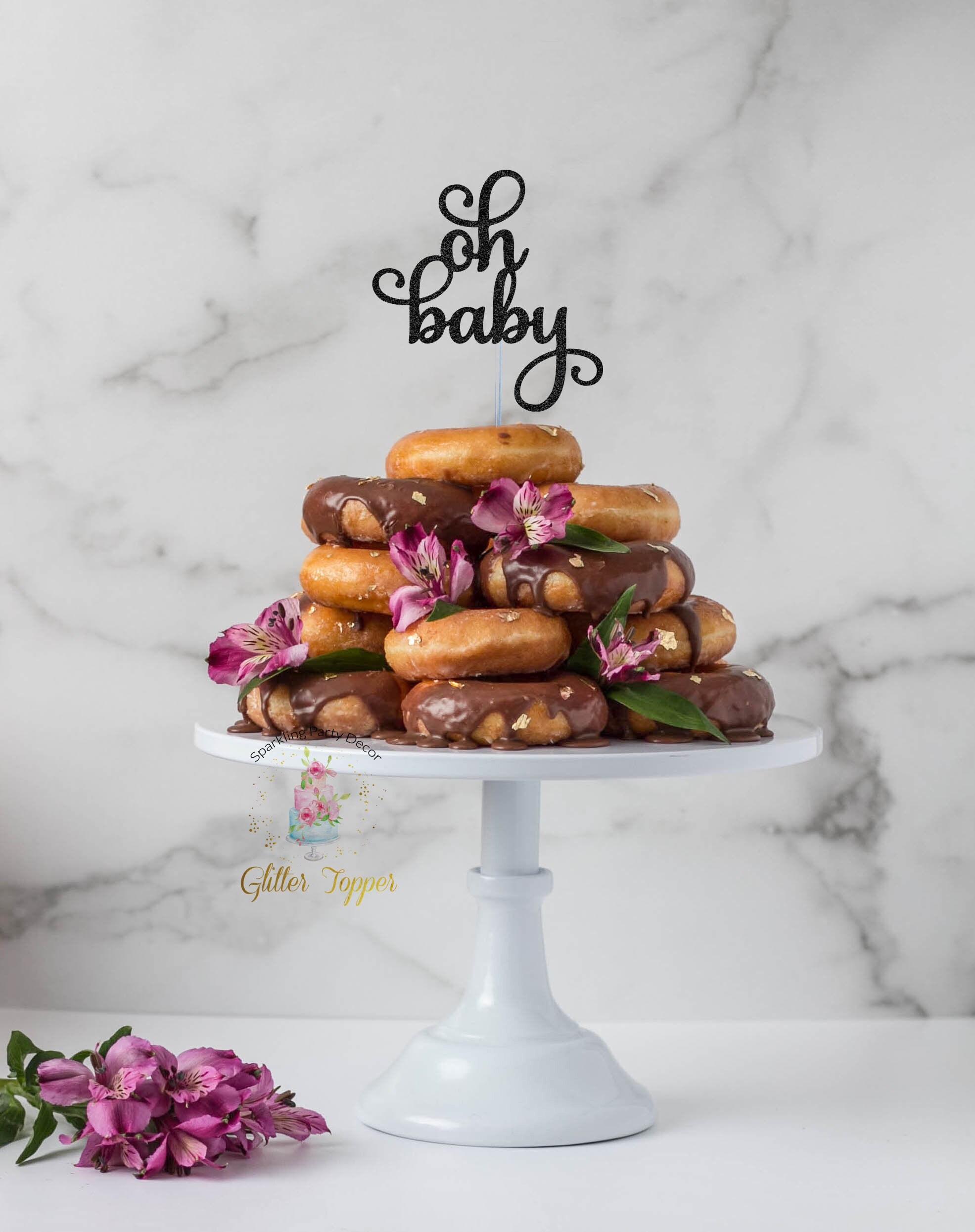 Oh Baby Cake Topper Cake Topper Baby Shower Cake Topper | Etsy