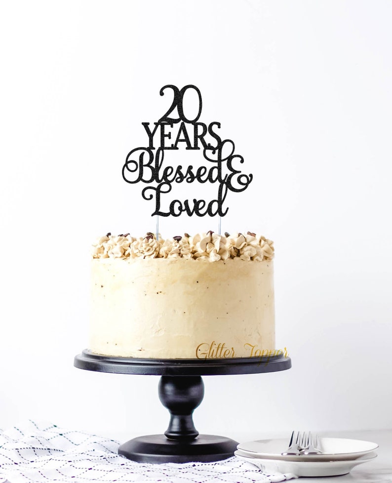 20 Years Blessed & Loved 20th Birthday 20th Birthday 20 - Etsy