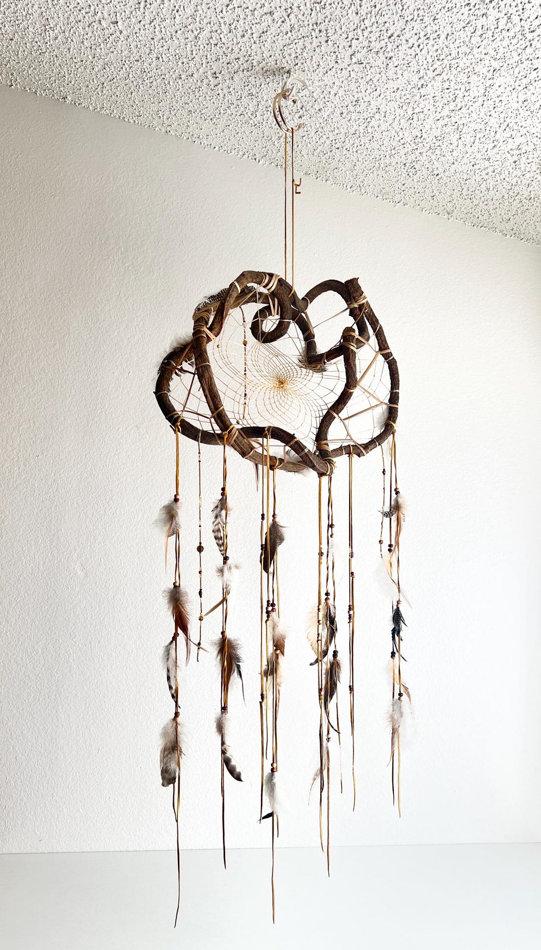 Handmade Native American Dream Catcher . Southwest Wall Art . Native ...