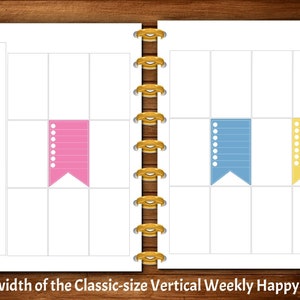 Flag CHECKLIST Full Box PRINTABLE Planner Stickers CUT - Etsy