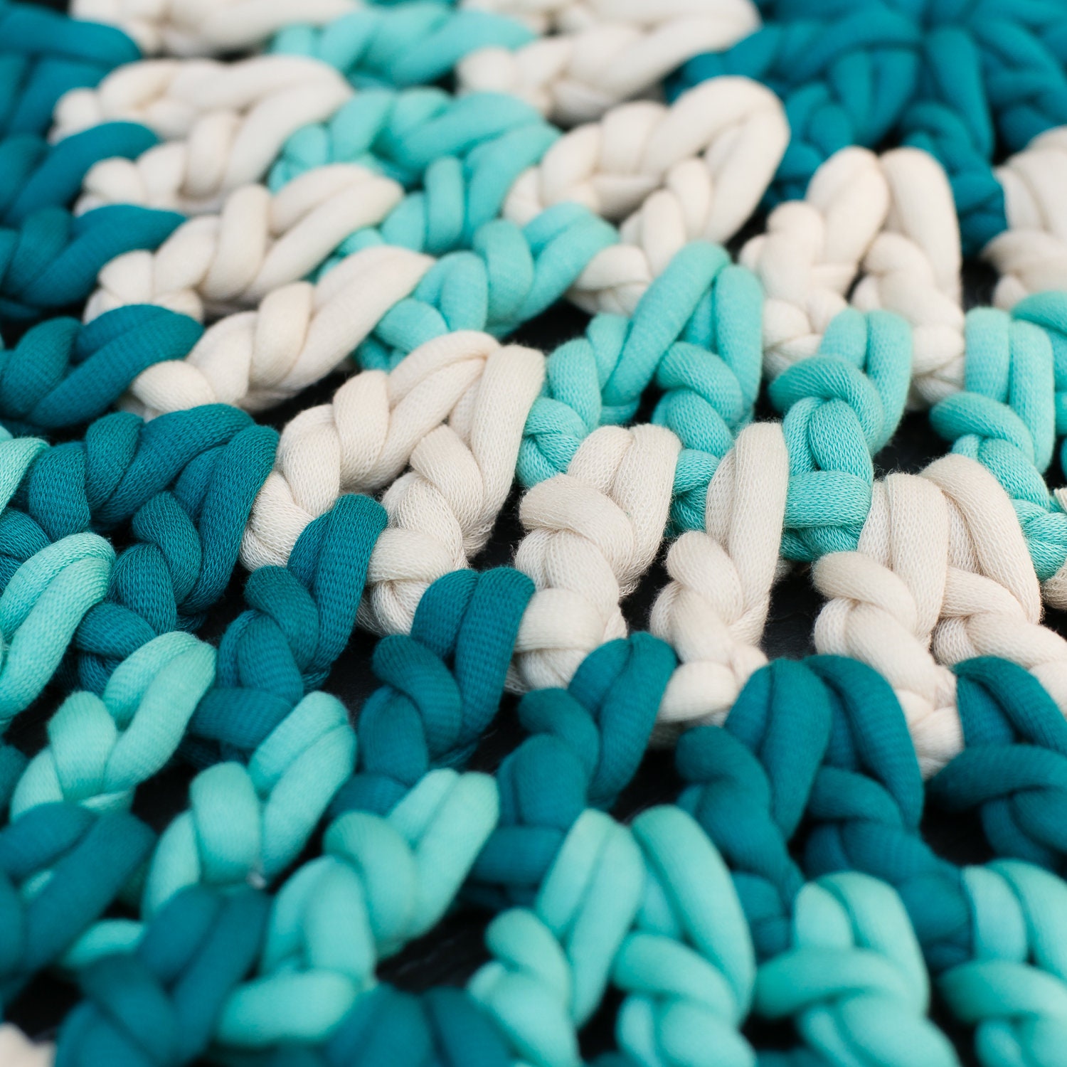 Quick & Easy Crochet Rug Pattern Jumbo Yarn Bath Mat DIY - Etsy