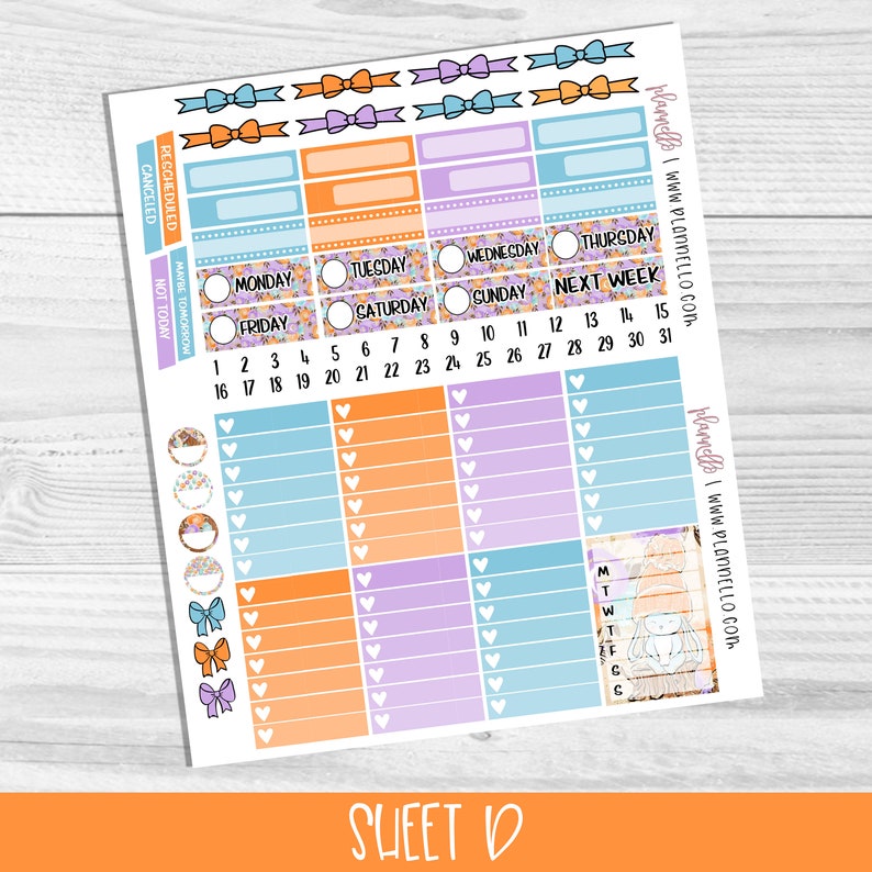 Woodland Animals Happy Planner Printable Planner Stickers | Etsy