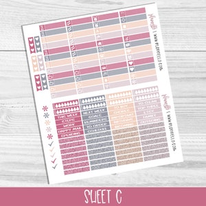 Good Morning, Happy Planner Printable Planner Stickers, Vertical Weekly ...