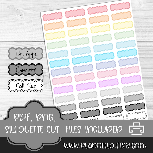 Scallop Sticker - Etsy