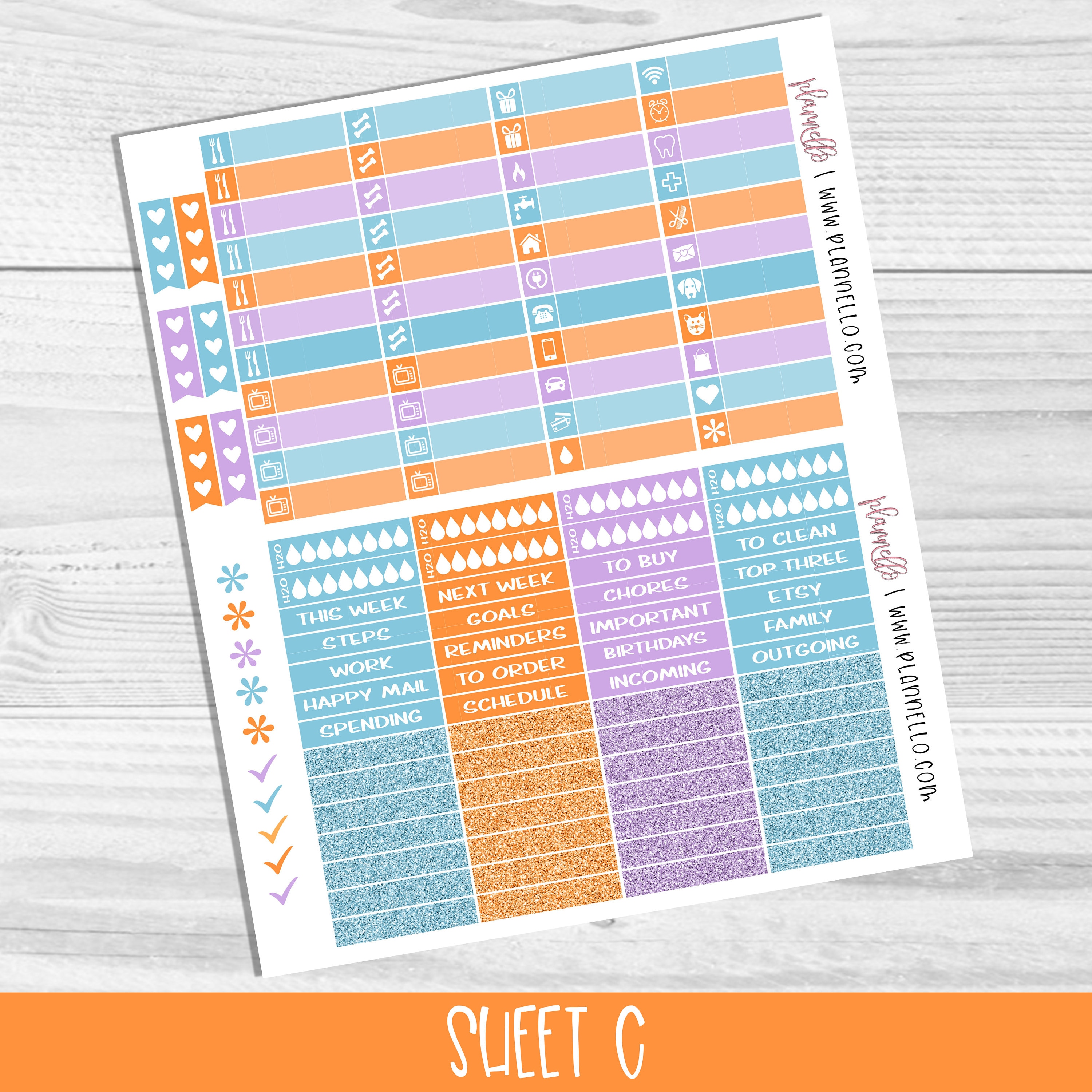 Woodland Animals, Erin Condren Printable Planner Stickers, Winter ...