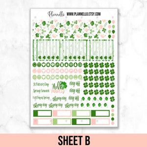 March 2024 Monthly Kit, Printable Planner Stickers, Erin Condren ...