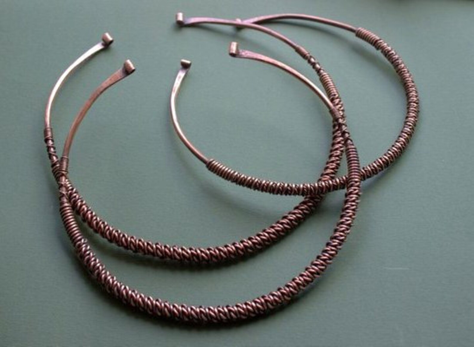 Copper Neck Torc Viking Torc Nordic Torc Torque Necklace - Etsy