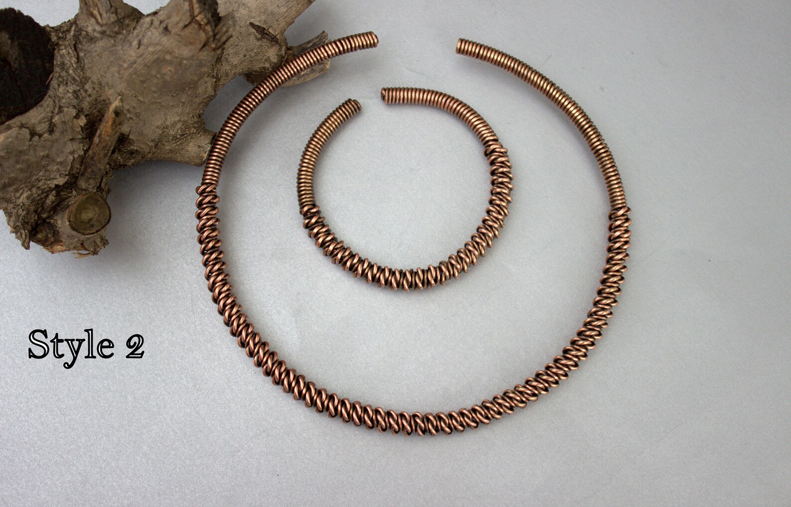 Copper Neck Torc Viking Torc Nordic Torc Torque Necklace - Etsy
