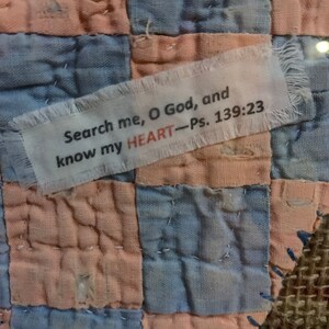 Framed Heart With Scripture - Etsy