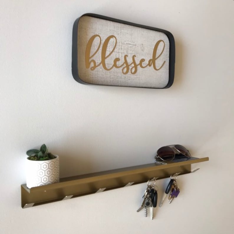 Entryway Organizer Modern Coat Rack Mid Century Key Rack Hall | Etsy