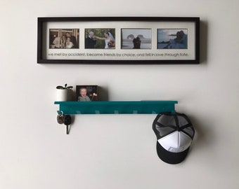 Entryway Organizer Modern Coat Rack Mid Century Key Rack Hall | Etsy