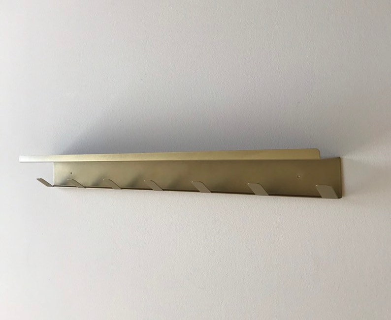 Entryway Organizer Modern Coat Rack Mid Century Key Rack Hall | Etsy