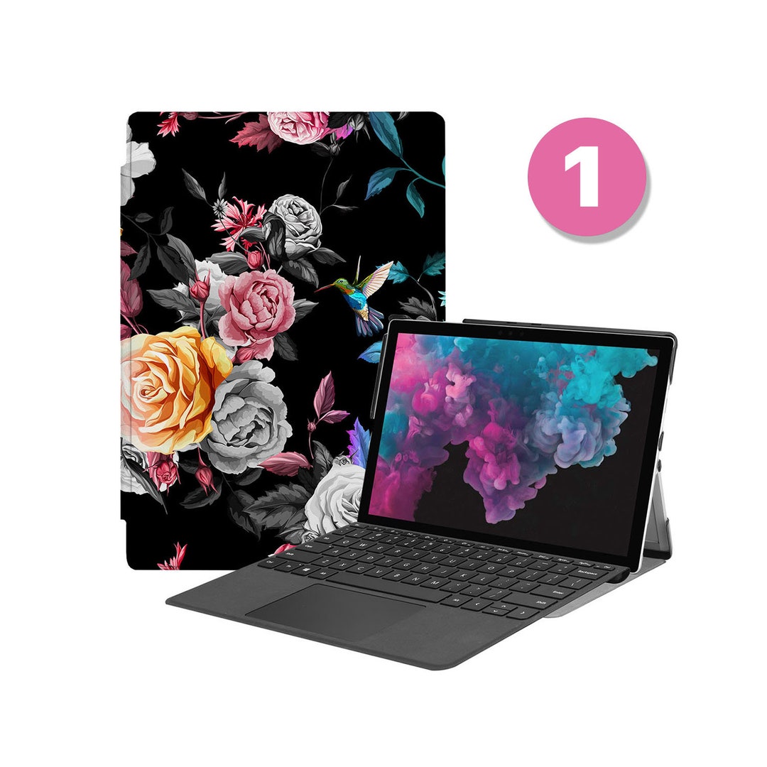 Vegan Leather Folio Case for Microsoft Surface Pro 12 11 10 9 8 7 6 5 4 ...